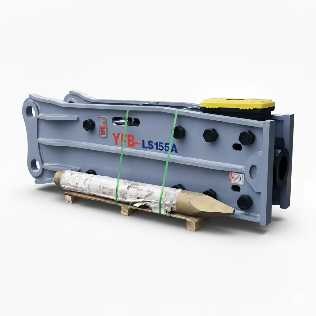 YFB155 Hydraulic Breaker (Soosan SB121 Type) | 155mm Chisel | Flow 170 ...